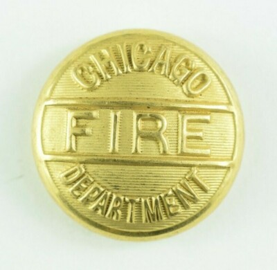 1870s-90s Chicago Fire Department Button Original K2CT | eBay