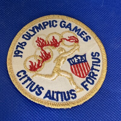 1976 Olympic Games Citius Altius Fortius Patch 3” | eBay
