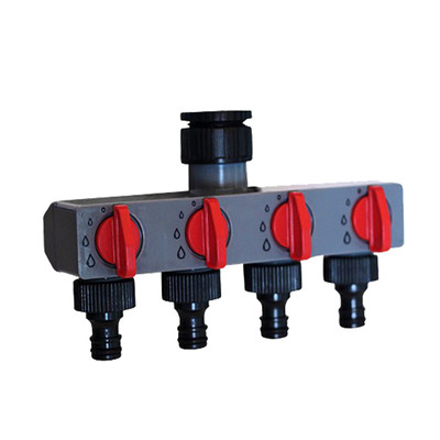Four-Way Out Water Distributor Valves Garden/Yard/Home Tap/Hose Pipe ...