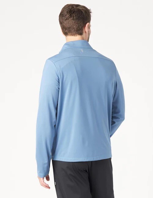 GLYDER Tahoe Denim Blue 1/4 Zip Long Sleeve Pullover Shirt - Men's XXL ...