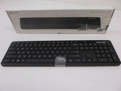 Microsoft Bluetooth Keyboard Black Model 1898 Used 889842514063 | eBay