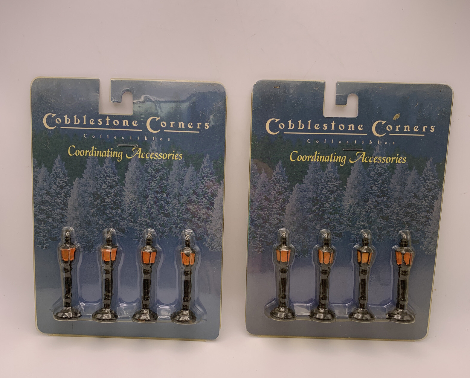 Lot of 2 Packs Cobblestone Corners Coordinating Accessories Lamp Posts ...