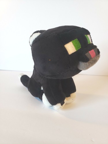 Minecraft Mojang Jinx Tuxedo Cat Plush Stuffed Toy Black Spin Master ...