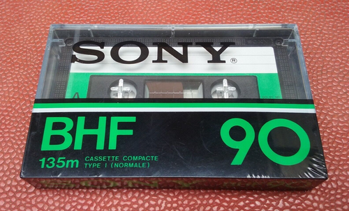 RARE SONY BHF 90 VINTAGE 1978 IEC I TYPE I BLANK CASSETTE TAPE Made in ...