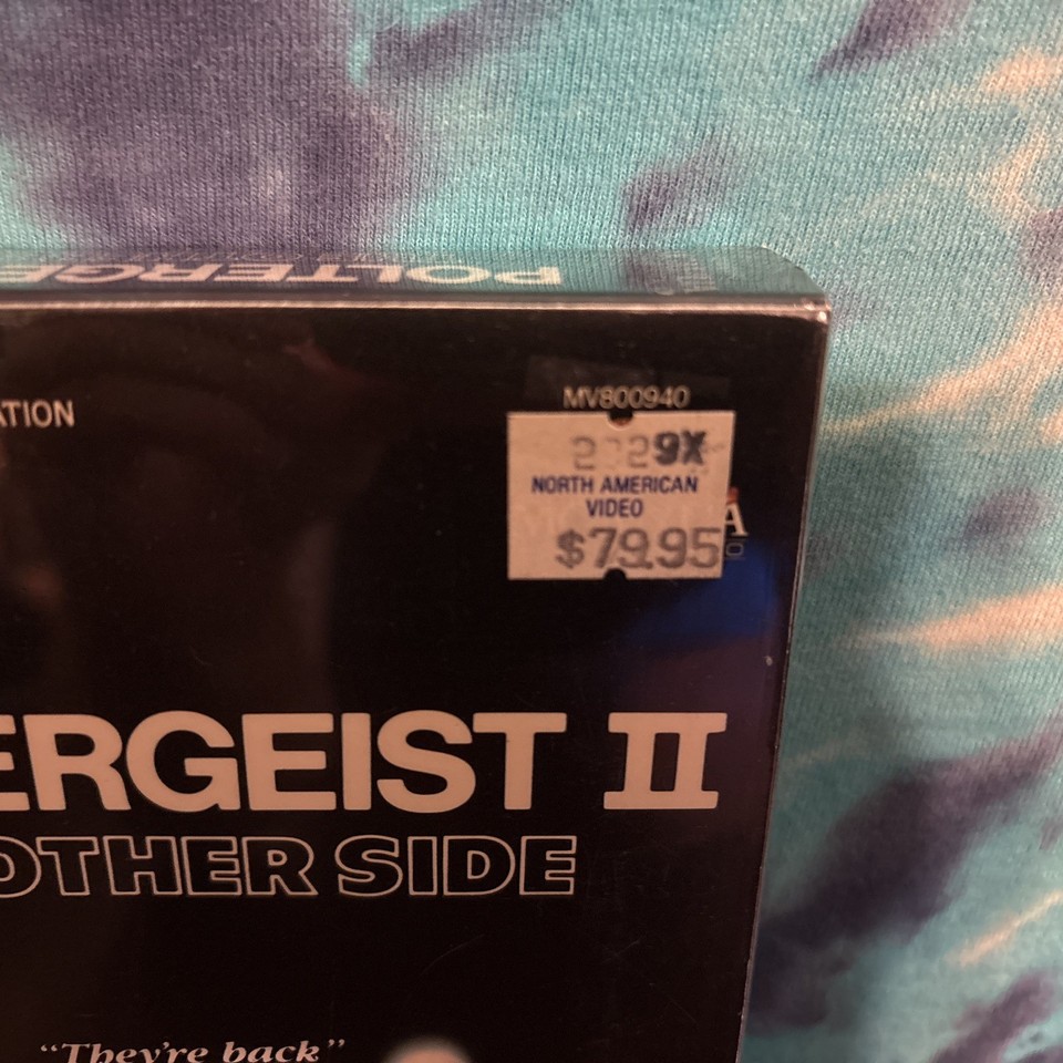 Poltergeist II VHS The Other Side SEALED Big Box NOS Rare 2 Horror ...