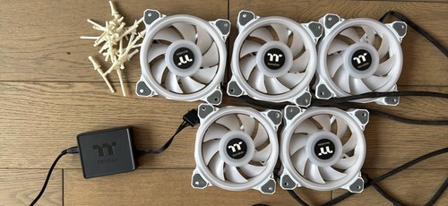 Thermaltake Riing Quad 12 RGB Radiator Fan TT Premium 5 Pack W ...
