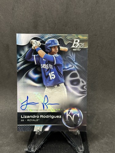 2023 Bowman Platinum Lizandro Rodriguez #TOP-64 Auto Kansas City Royals ...