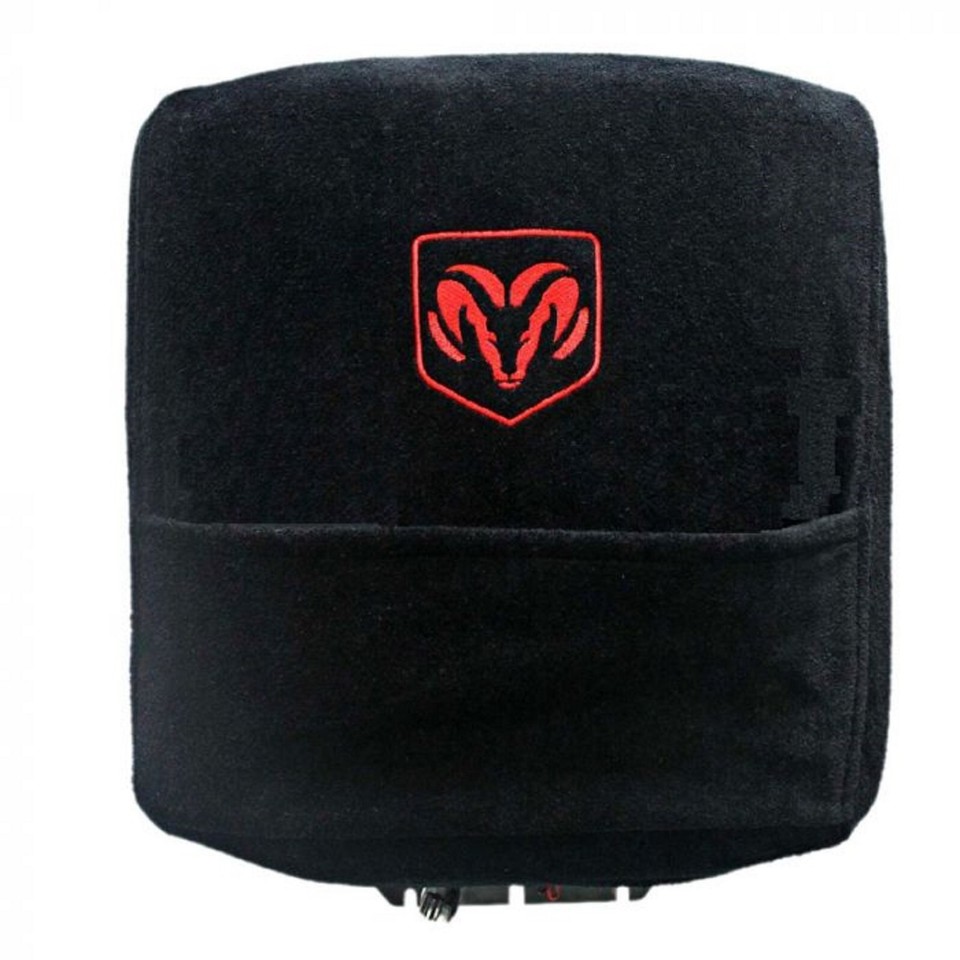 Ram Black Cotton Terry Velour Console Cover Black Cotton Terry Velour ...