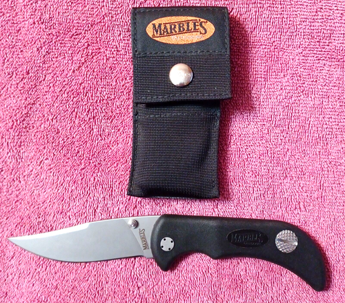 RARE Vintage Marble's Knife USA #80806 Hunting Safety Lock Blade ...