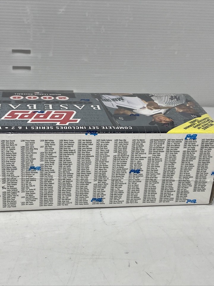 2008 TOPPS Baseball Complete 660pc Factory Sealed Set - ALL STAR GAME ...