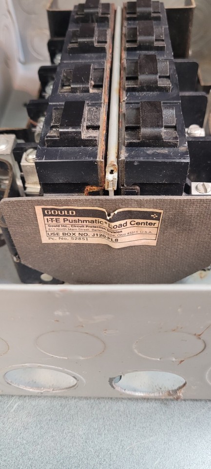 Gould ITE Pushmatic Load Center Cat NO PL8F, PL8S(PRKLT50) | eBay