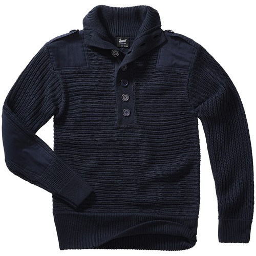 Brandit Alpin Pullover Troyer Austrian Alpine Army Pull Pull Homme Bleu ...