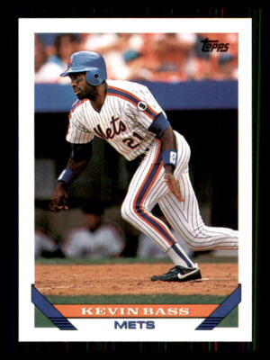 1993 Baseball Topps Kevin Bass New York Mets #672 | eBay