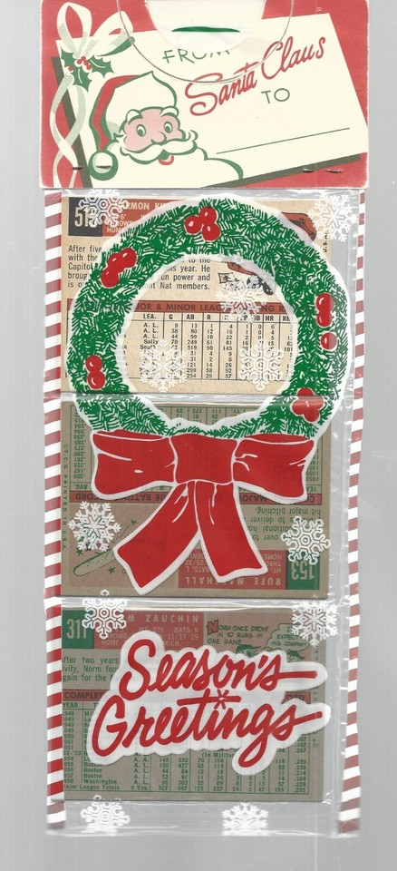 1959 TOPPS Christmas RACK PACK W/ H KILLEBREW/ POSSIBLE MANTLE/MAYS ...