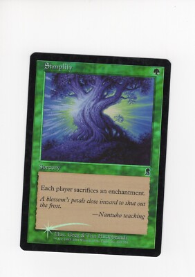 Simplify Odyssey LP light clouding FOIL MTG Magic the Gathering | eBay