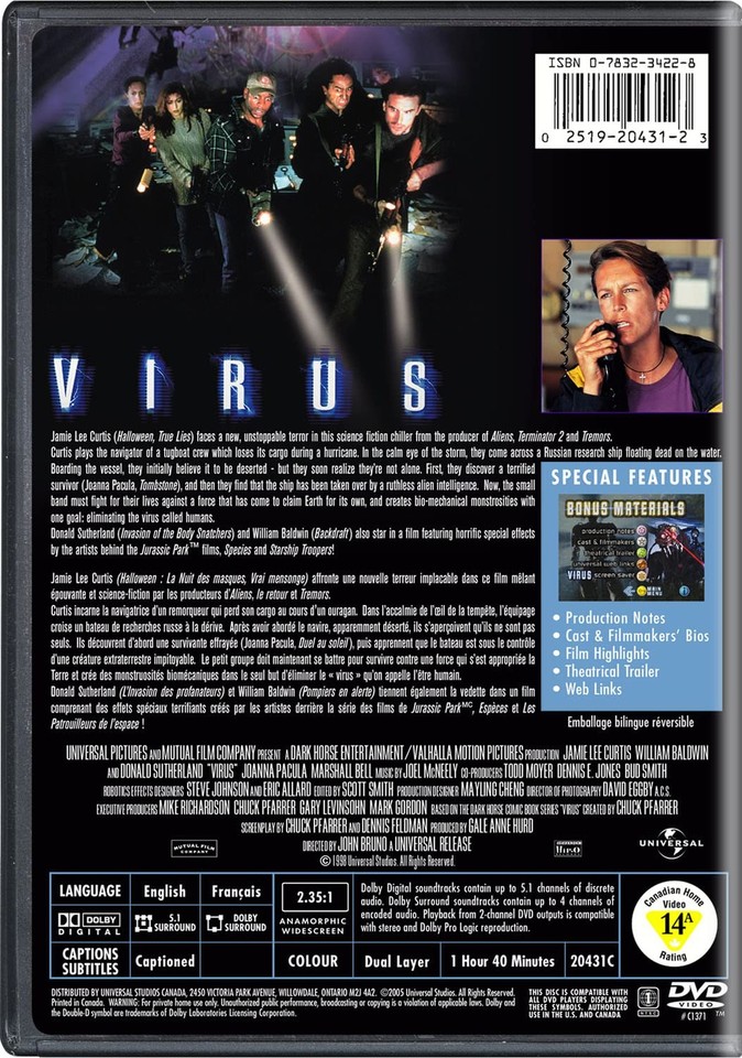 Virus [DVD] 25192043123 | eBay