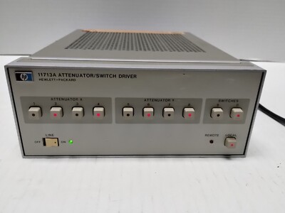 HP Agilent Keysight 11713A Attenuator / Switch Driver | eBay HP Agilent Keysight 11713A Attenuator / Switch Driver | eBay