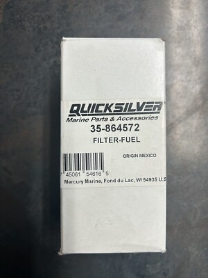 B188 Mercury Quicksilver 864572 Replacement In-Line Fuel Filter NEW | eBay