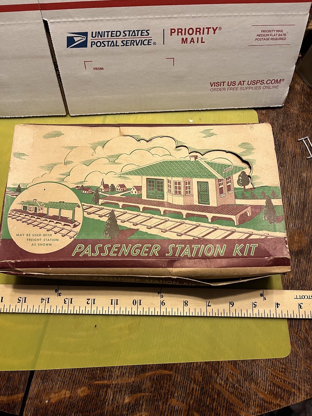 PLASTICVILLE Train Station. O GAUGE , Vintage 1950s Rare , BACHMANN ...