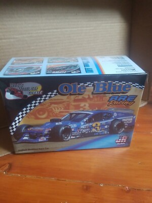 Salvinos JR Ole Blue Racing Asphalt Modified Race Car Model Kit - Blue ...