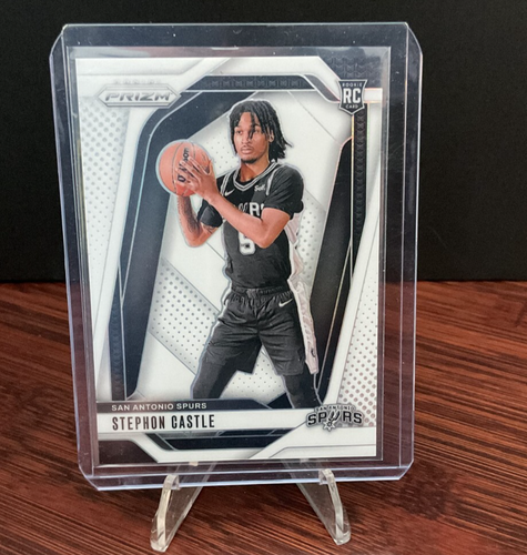 2024-25 Panini Prizm Stephon Castle # 234 RC Rookie White /175” PACK ...