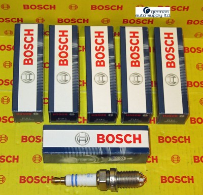 Porsche, Audi - Volkswagen 6 Piece Spark Plug Set - BOSCH - 0242240587 ...