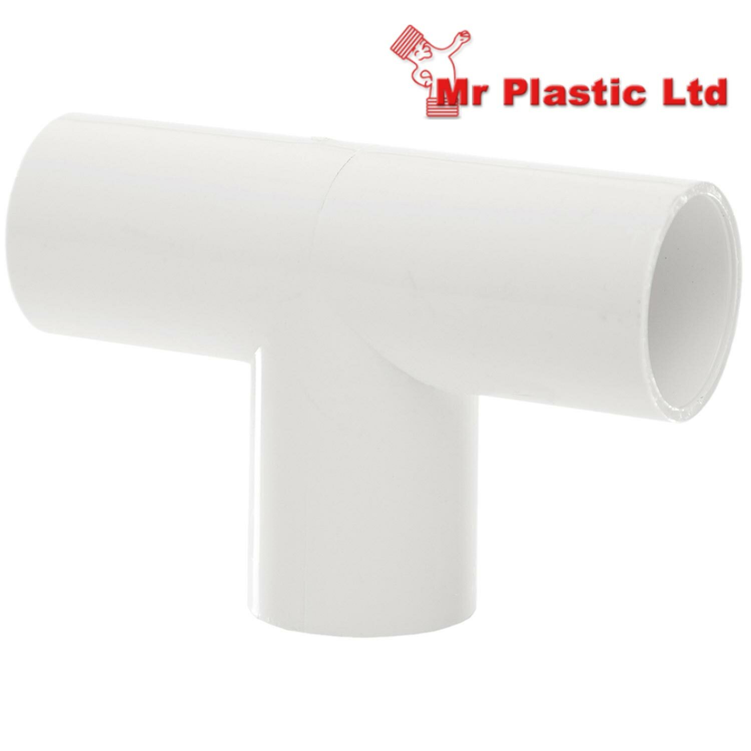 Polypipe 21.5mm Solvent Weld Overflow Pipe Fittings in White | eBay UK