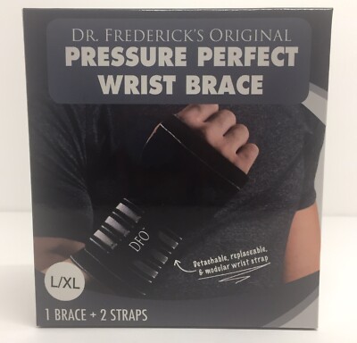 Dr Frederick's Original Pressure Perfect Wrist Brace Modular Pain Black ...