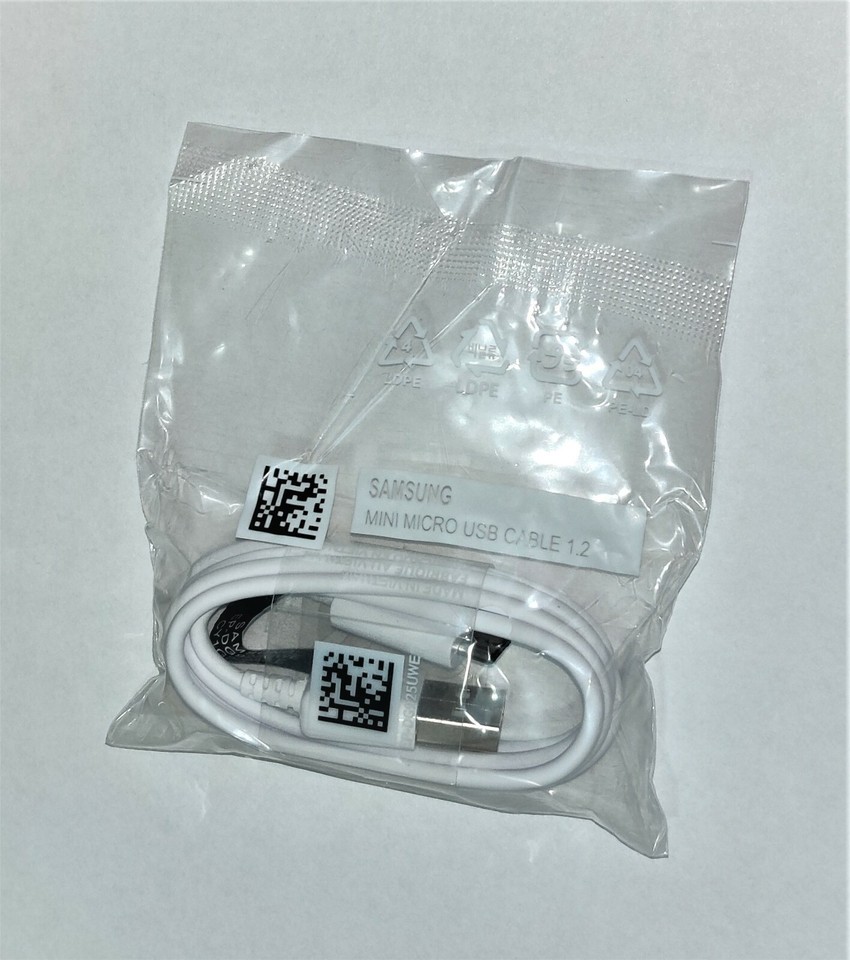 2x OEM Samsung Galaxy Fast Charger Micro USB Cable Data Cord For ...