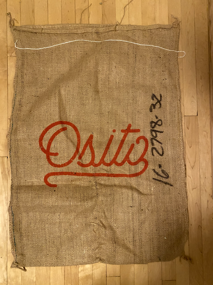 Osito brand coffee bean burlap bag Domingo Antonio Mexico | eBay