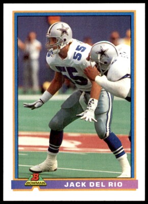 1991 Bowman #110 Jack Del Rio COWBOYS | eBay