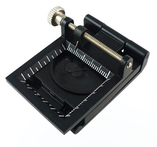 Metal Linen Tester Loupe 8X LED Folding Cloth Thread Counter Magnifier ...