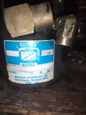 Monarch Dyna Jack Power Unit, Hydraulic Pump, Model M304 | eBay