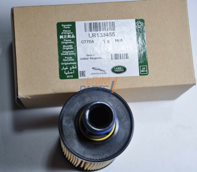 Land Rover Genuine Oil Filter With O-ring Seal Cartridge Style LR133455 ...