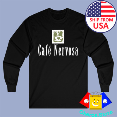 Cafe Nervosa Men's Black Size S to 2XL | eBay