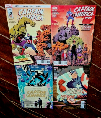Captain America #699 thru #702, (Marvel, 2018): Chris Samnee/Michael ...