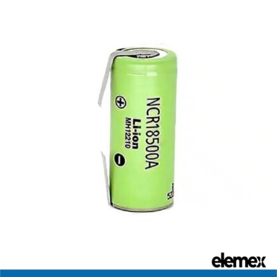 1x Panasonic NCR18500A TABBED 1900mAh 18500 /18490 Lithium Rechargeable ...