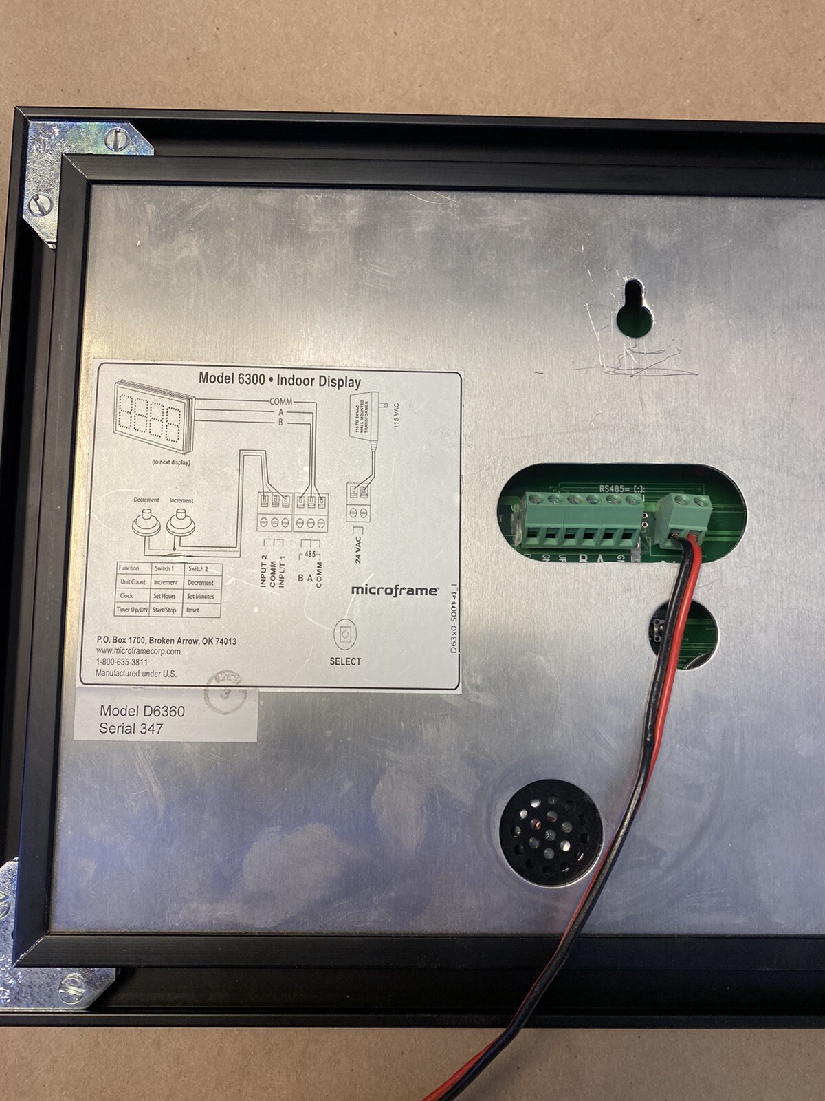 microframe 6 Digit countdown timer display | eBay