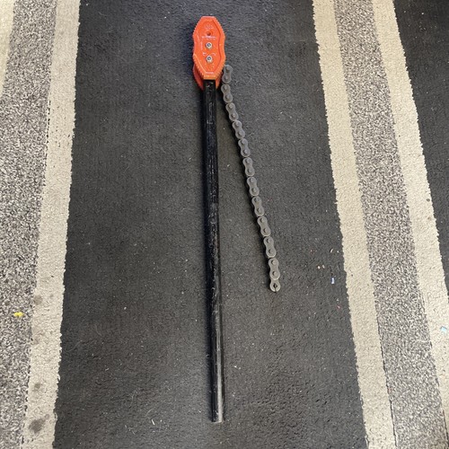 RIDGID 3231 DOUBLE-END REVERSIBLE CHAIN TONGS 3/4"-4" PIPE CAPACITY NEW ...