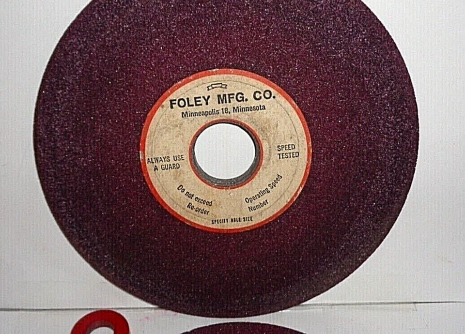 Foley Belsaw GRINDING WHEELS & Insert HSS SHARPENING 1/4'' WHEELS 8 ...
