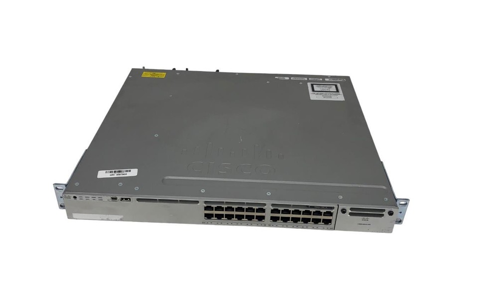 Cisco Catalyst WS-C3850-24T Switch 24 Port Gigabit 350W C3850-NM-BLANK ...