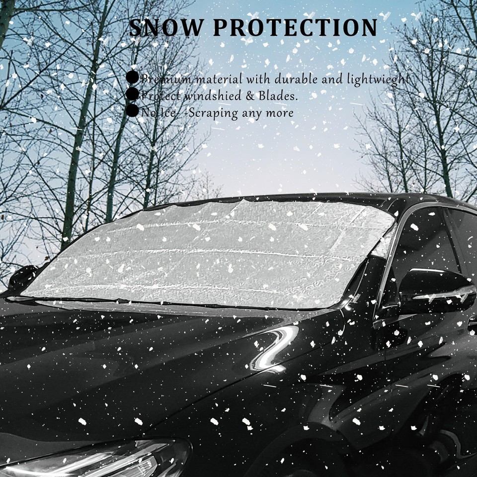 Winter Car Windshield Cover Protector Snow Ice Dust Frost Guard Sun ...