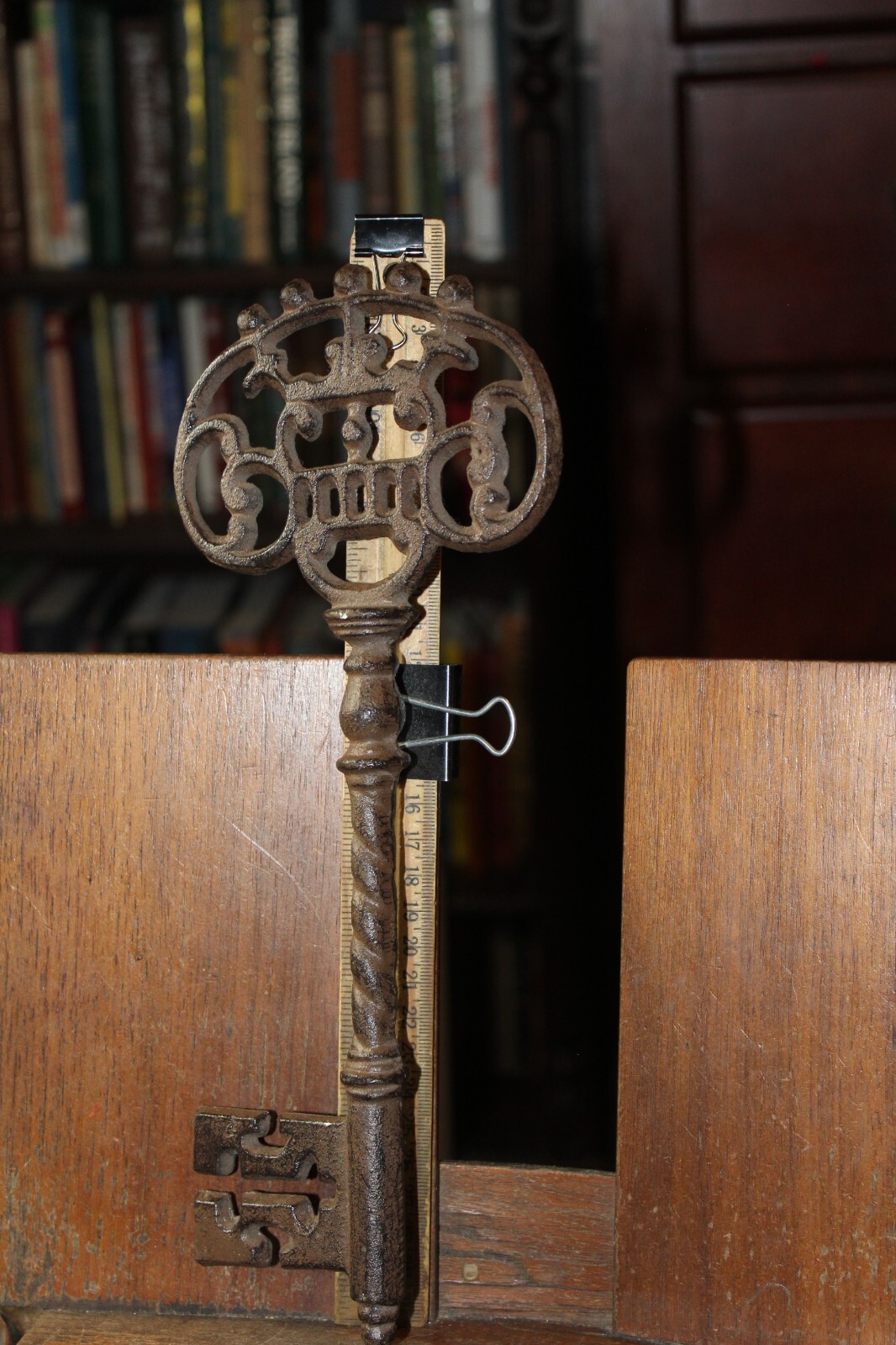 Cast Iron Skeleton Key Fantasy Large Size 11-1/2" Jail Church Castle | eBay