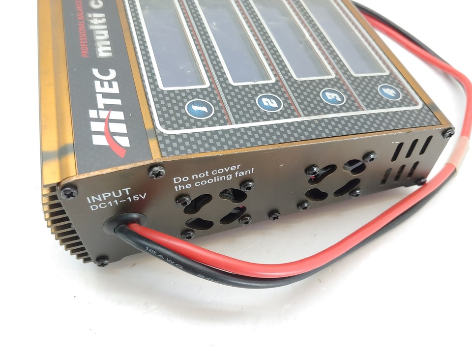 Hitec X4 DC Version 4-Port DC Multi-Charger R/C Battery Charger No ...