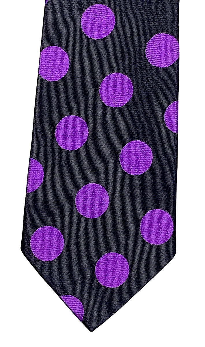 Dark Purple Polka Dot Background