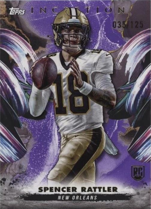 2024 Topps Inception - Spencer Rattler #163 Purple /125 (RC) for sale ...