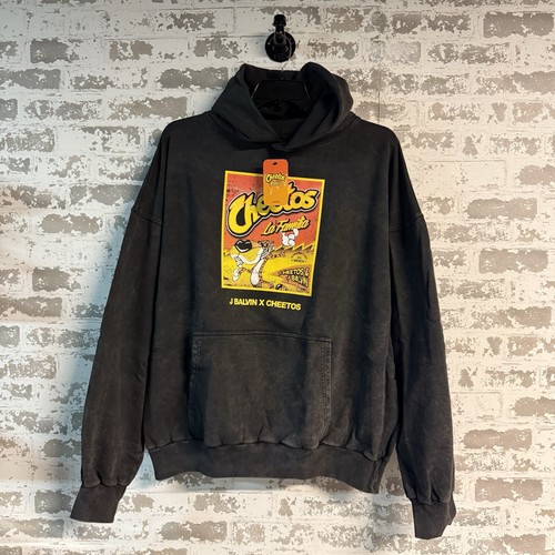 NEW - J Balvin x Cheetos Familia Merch Hoodie - LARGE - Charcoal ...