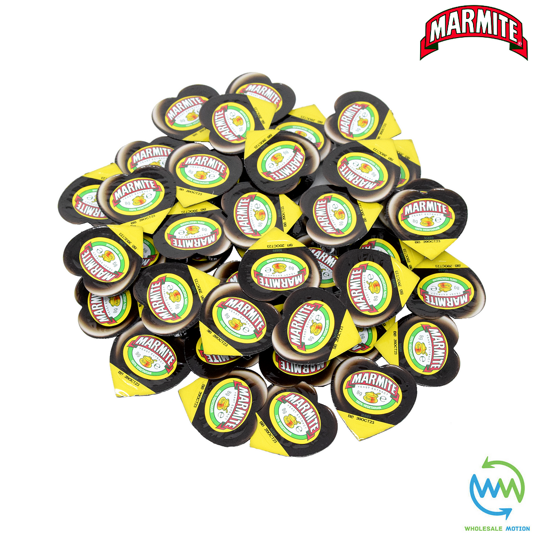 MARMITE Yeast EXTRACT Vegan SPREAD Portion POT 8G Single Individual ...