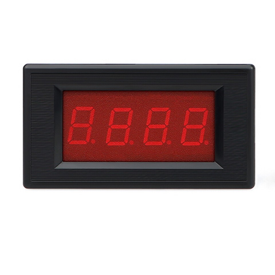 DC 200mA Red LED Digital AMP Ammeter Panel Digit Current Meter 0-200mA ...
