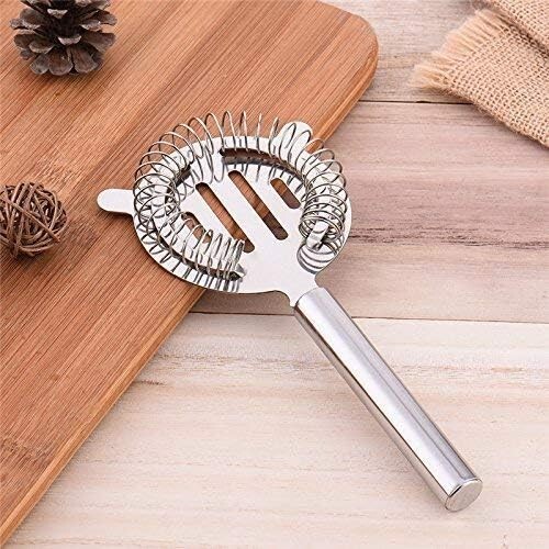 Stainless steel bar Stainer with rod handle-Bar Strainer for Bartending ...